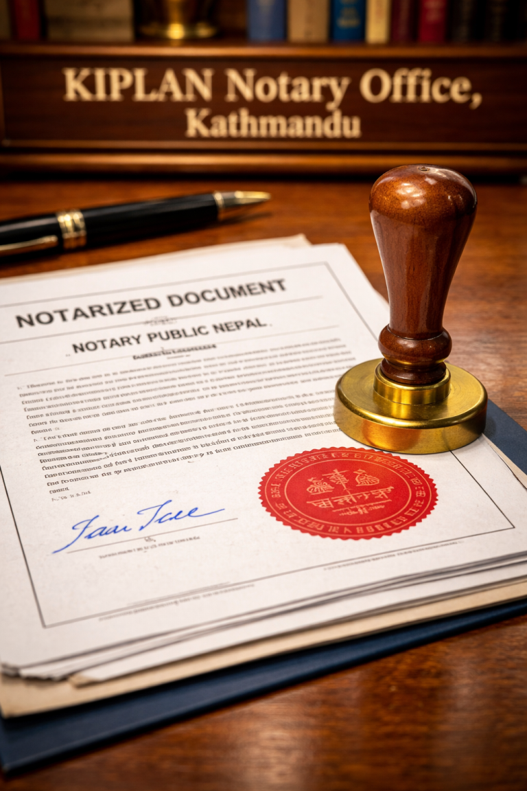 Complete Guide:Notarization in Nepal-Notary Public Act 2063